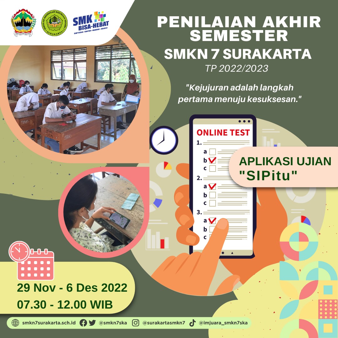 PAS Telah Tiba !! – SMK Negeri 7 Surakarta